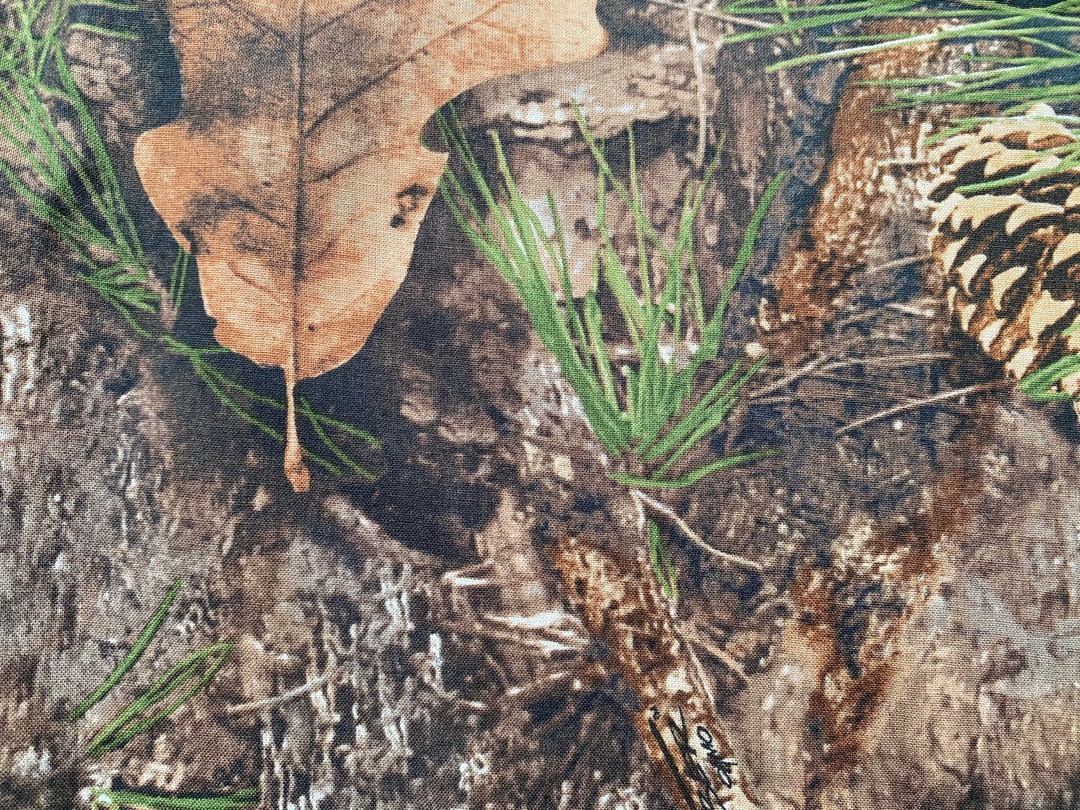 Real Timber Camo Cotton Fabric 18 X 21 Fat Quarter - Etsy
