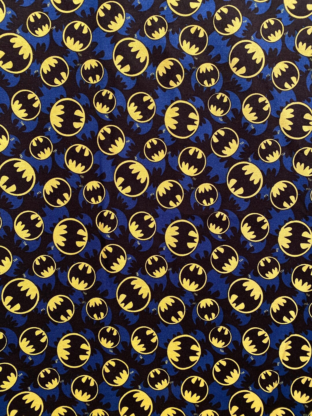 Batman Cotton Fabric 18” X 21” Fat Quarter - Etsy