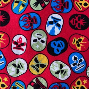 Lucha Libre Wrestling Cotton Fabric 18 X 21 Fat Quarter - Etsy