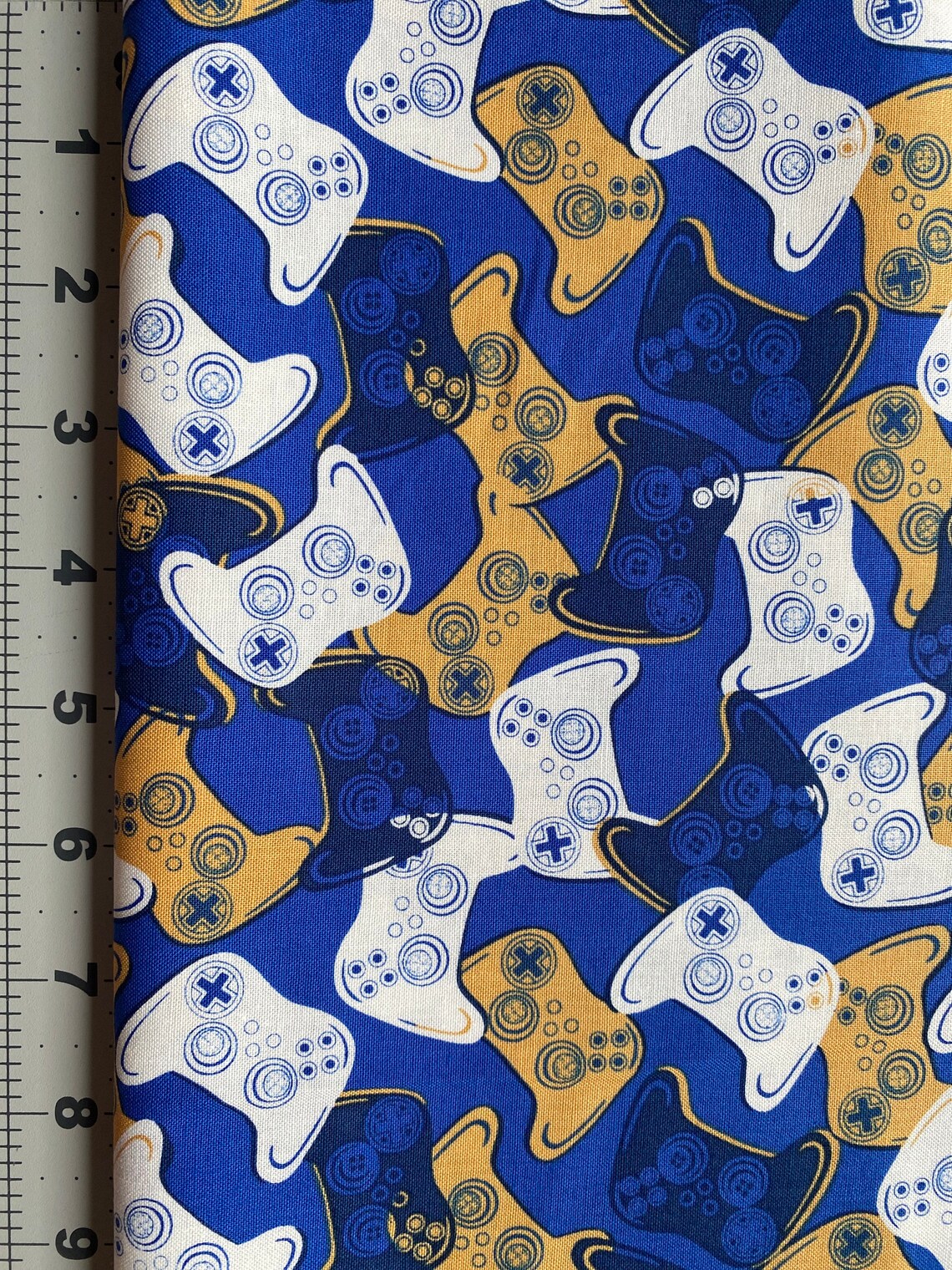 Gamer Cotton Fabric 18 X 21 Fat Quarter Video Game - Etsy