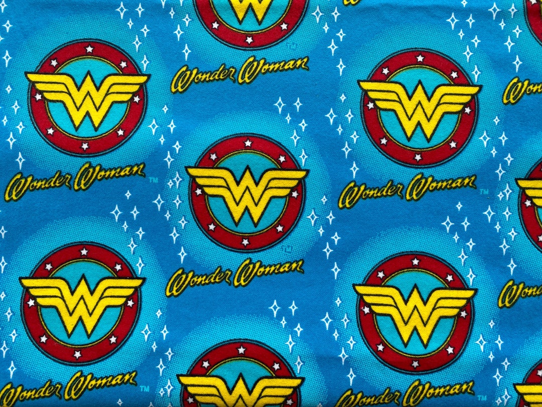 Wonder Woman | Cotton Flannel Fabric Fat Quarter - Etsy