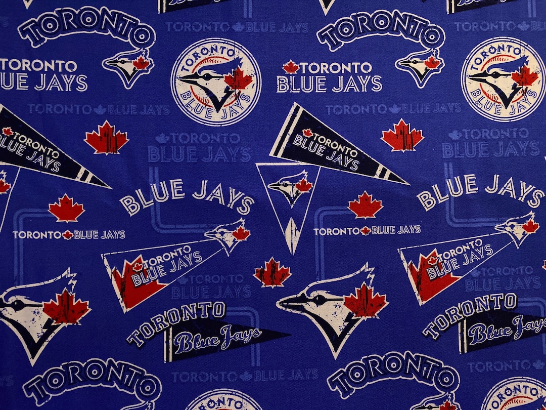 Toronto Blue Jays Cotton Fabric Fat Quarter - Etsy