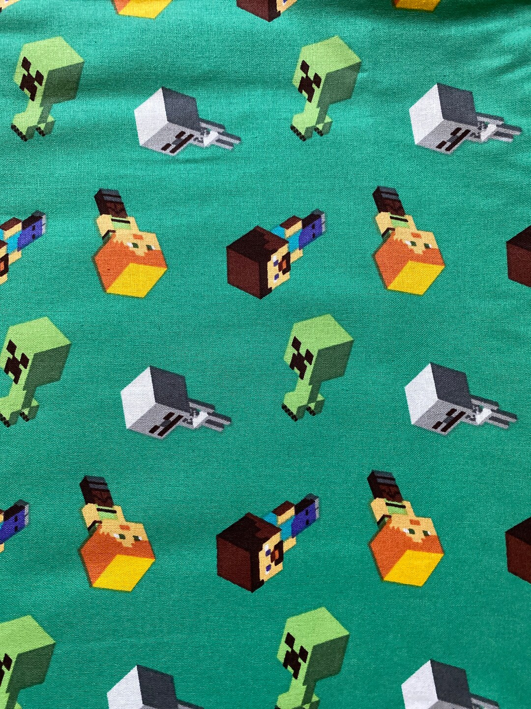 Minecraft Cotton Fabric 18” X 21” Fat Quarter - Etsy