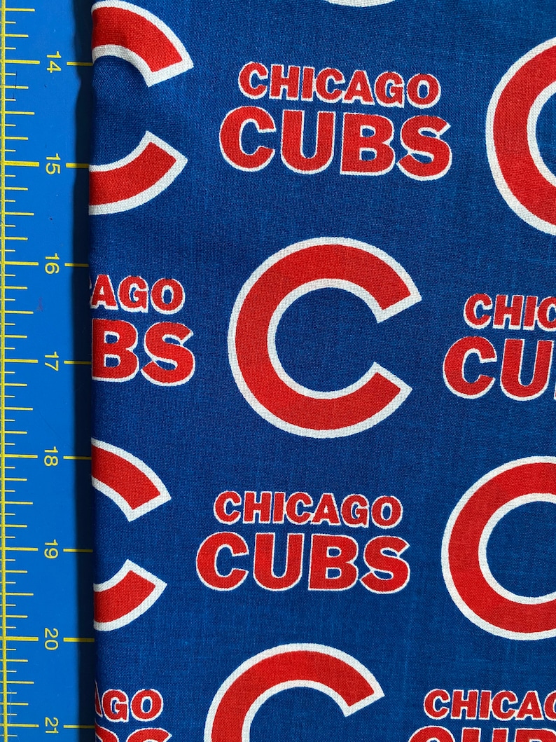 Chicago Cubs Cotton Fabric 18” X 21” Fat Quarter - Etsy