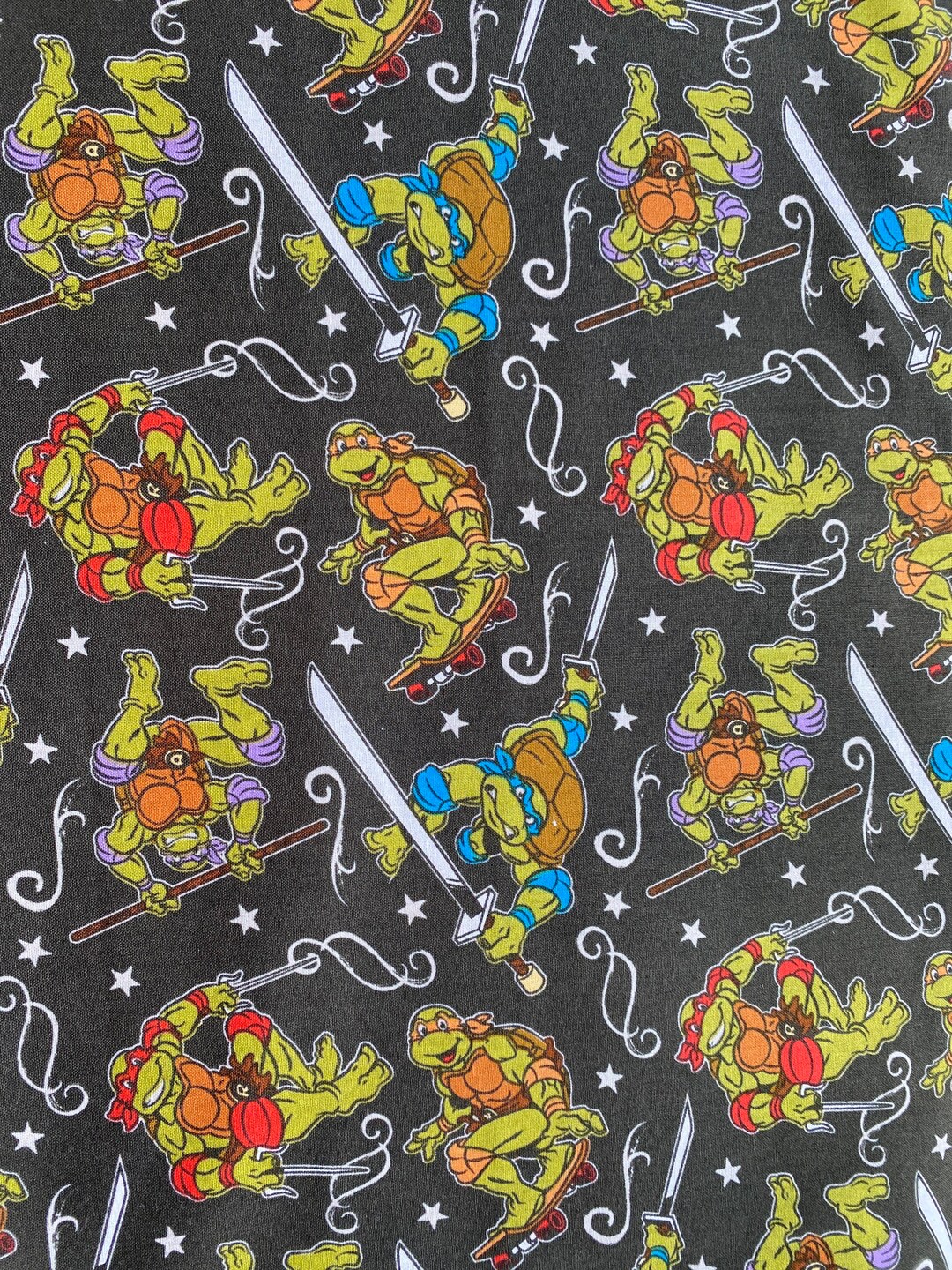 Teenage Mutant Ninja Turtles Cotton Fabric Fat Quarter TMNT - Etsy