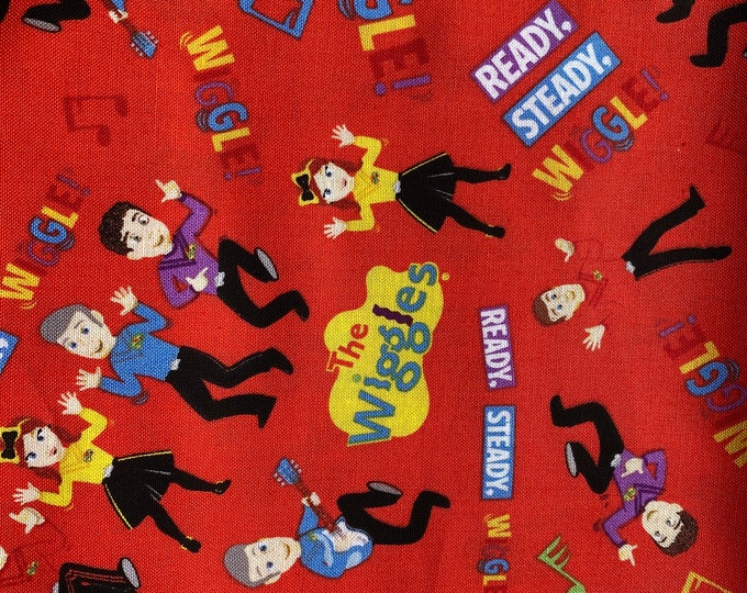 The Wiggles Cotton Fabric 18 X 21 Fat Quarter - Etsy