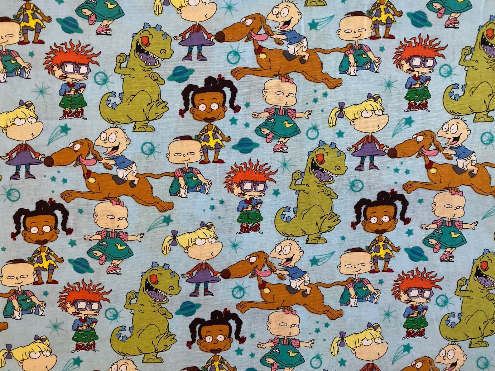 Rugrats 100% Cotton Fabric 18 X 21 Fat Quarter - Etsy