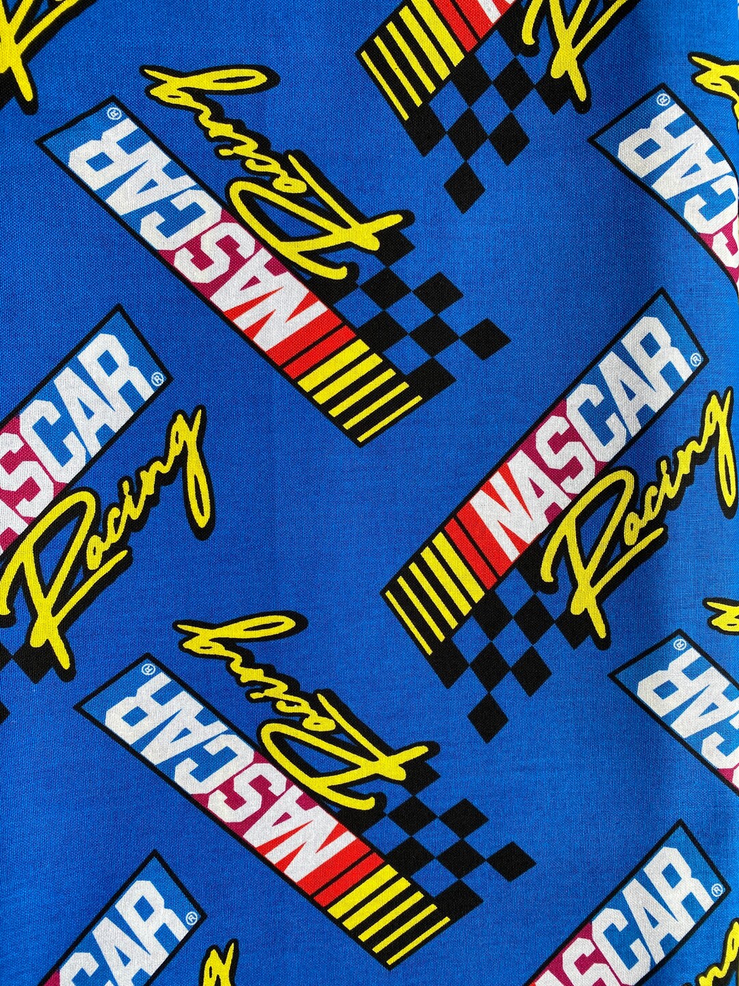 NASCAR Racing | Cotton Fabric 18” X 21” Fat Quarter - Etsy