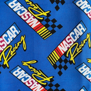 NASCAR Racing | Cotton Fabric 18” X 21” Fat Quarter - Etsy