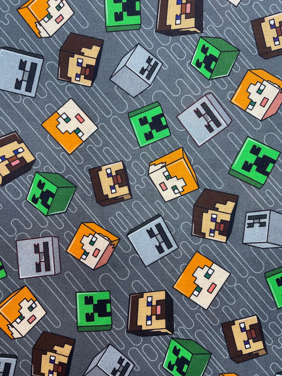 Minecraft Cotton Fabric 18” X 21” Fat Quarter - Etsy