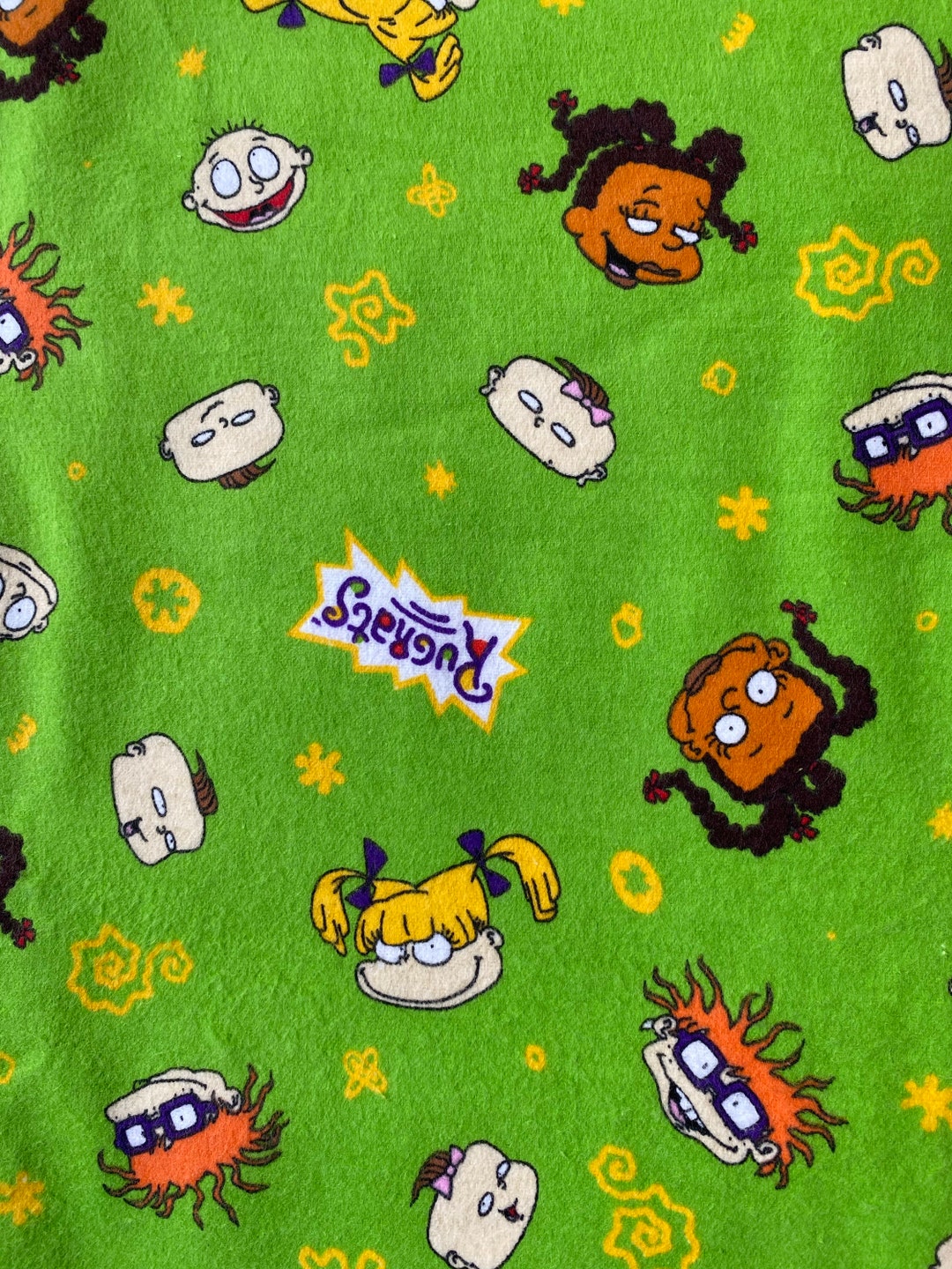 Rugrats Cotton Flannel Fabric Fat Quarter - Etsy