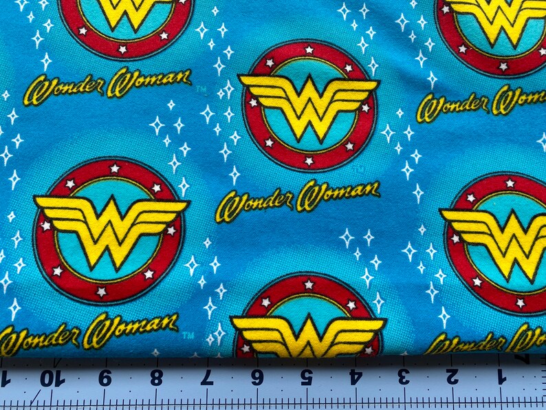Wonder Woman | Cotton Flannel Fabric Fat Quarter - Etsy