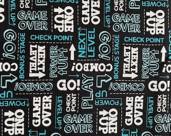 Video Game Fabric - Etsy