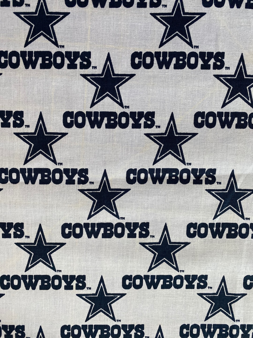 Dallas Cowboys Cotton Fabric 18” X 21” Fat Quarter - Etsy