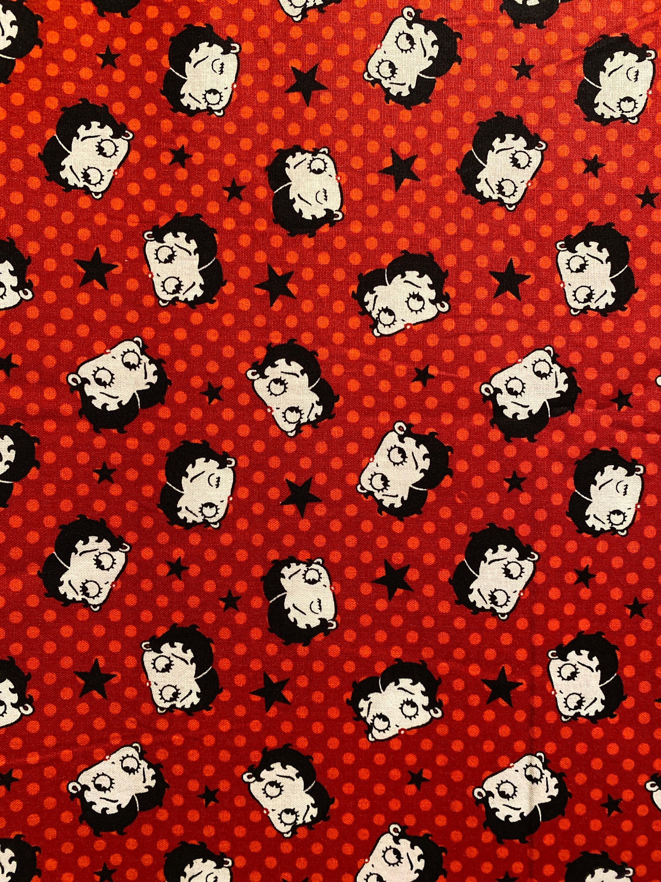 Betty Boop 100% Cotton Fabric 18 X 21 Fat Quarter - Etsy