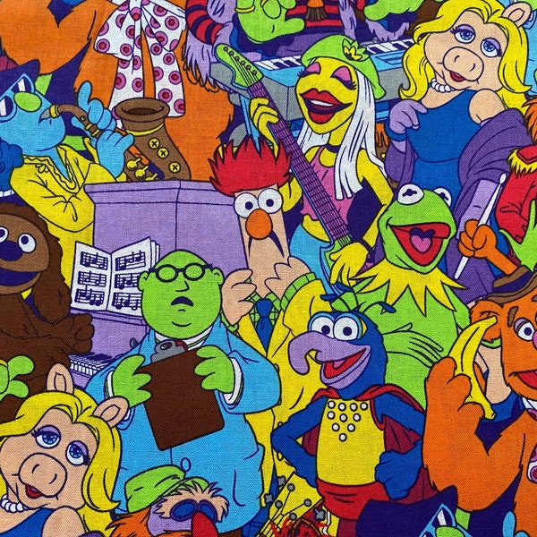 Muppets Miss Piggy Fabric - Etsy