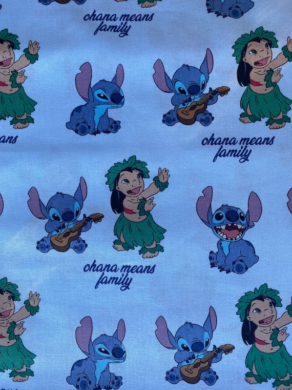 LILO and Stitch 100% Cotton Fabric 18 X 21 Fat Quarter | Etsy