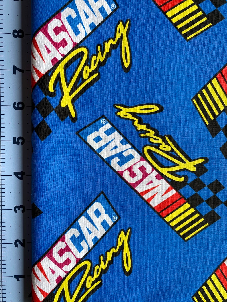 NASCAR Racing | Cotton Fabric 18” X 21” Fat Quarter - Etsy