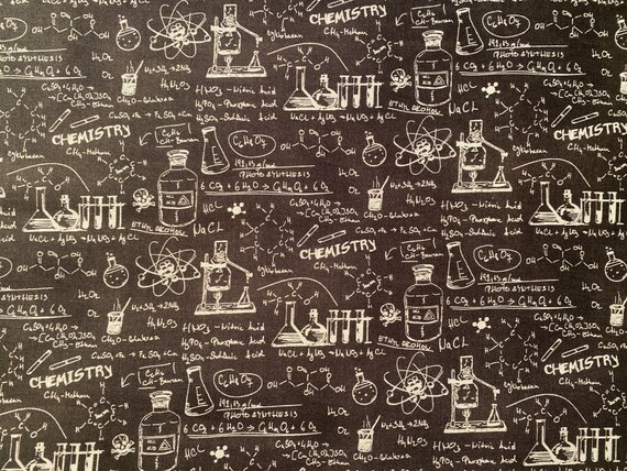 Science Themed Fabric