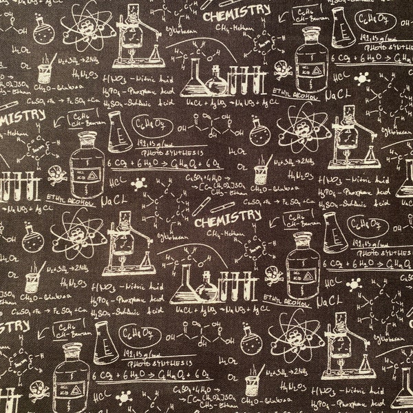 Science Fabric - Etsy