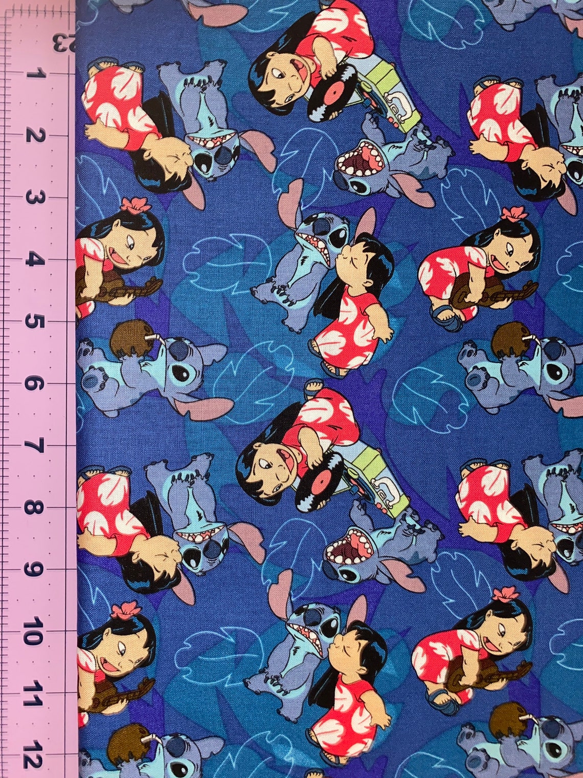 LILO and Stitch 100% Cotton Fabric 18 X 21 Fat Quarter - Etsy