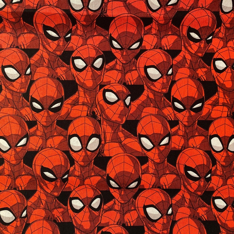 Spidey Fleece Fabric - Etsy