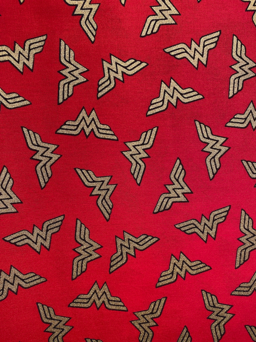 Wonder Woman Cotton Fabric 18” X 21” Fat Quarter - Etsy