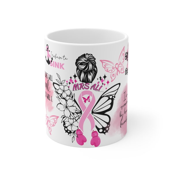 Breast Cancer Cup - Etsy