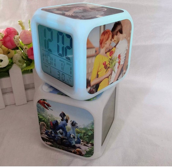Sublimation Blank Led Clock Sublimation Color Changing Clock - Etsy