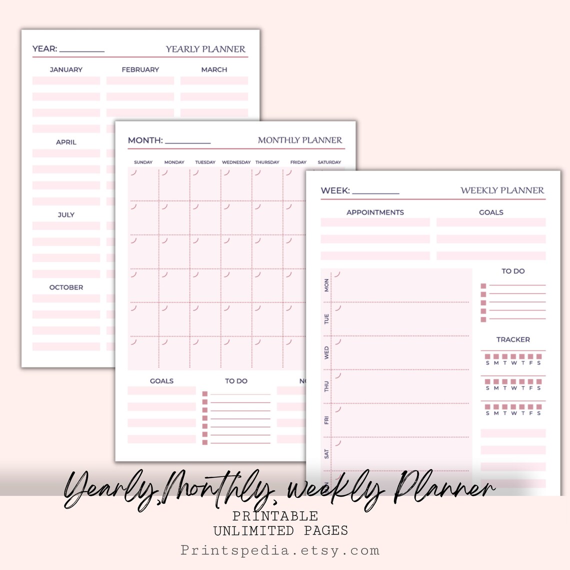 2024 Planner, Yearly Planner, Weakly Planner, Daily Planner, to Do List ...