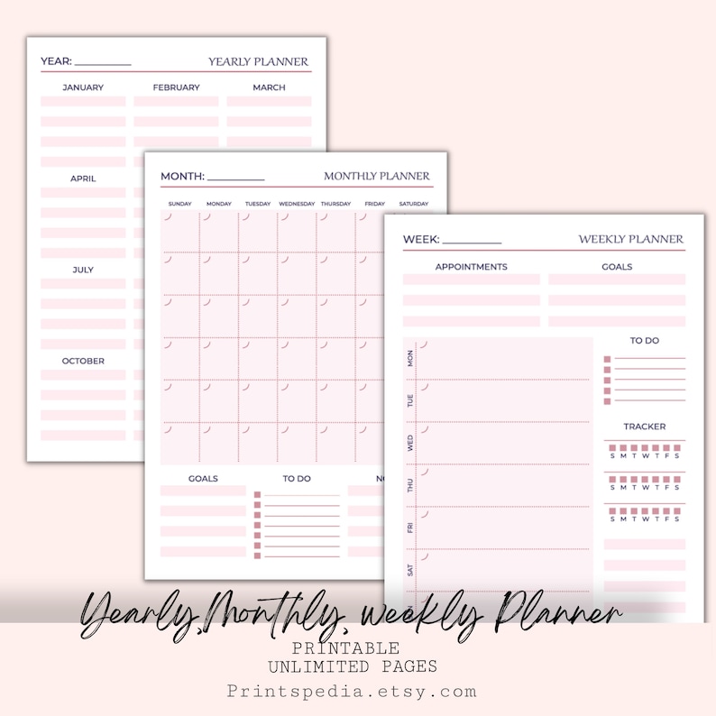 2024 Planner, Yearly Planner, Weakly Planner, Daily Planner, to Do List ...