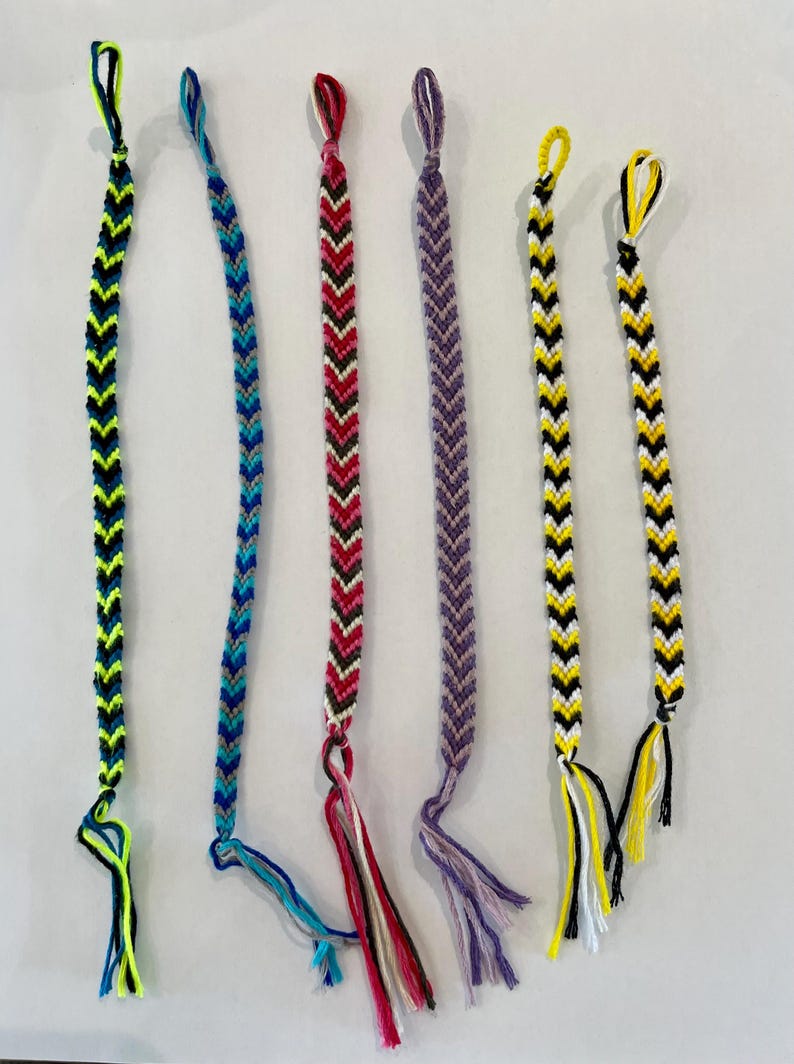 Embroidery String Friendship Bracelets - Etsy