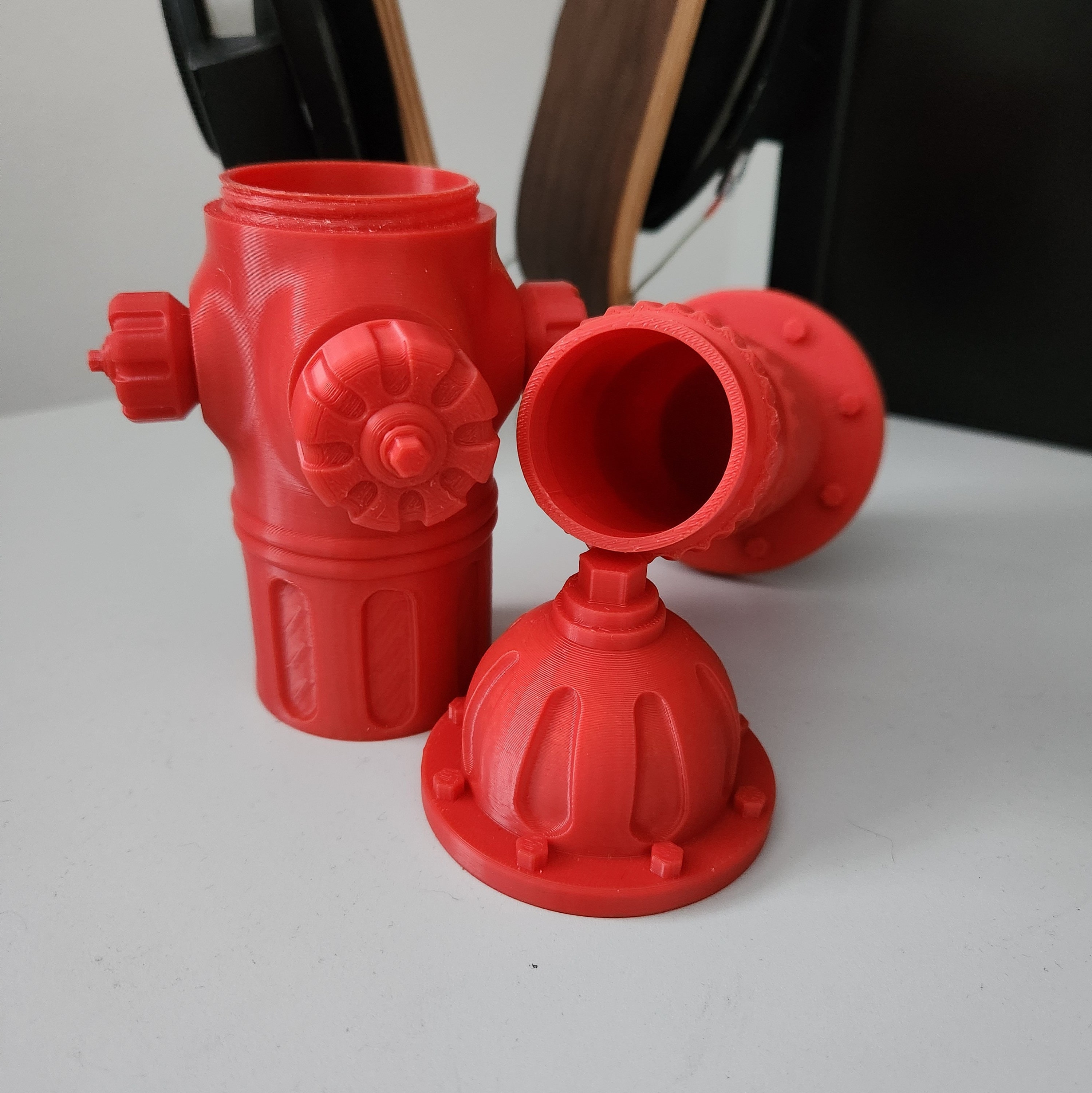 3D Printed Fire Hydrant Container Unique Storage Solution - Etsy