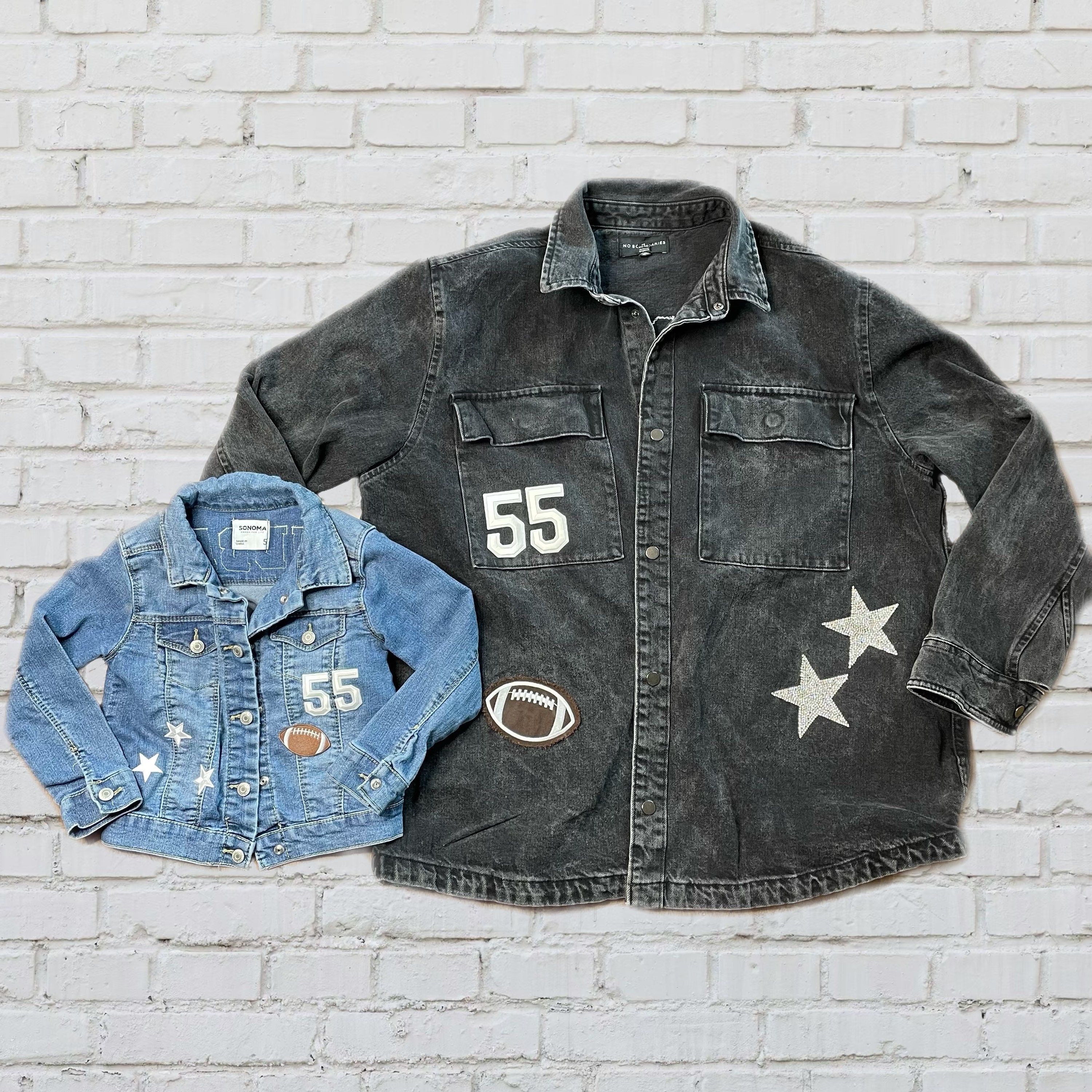 Custom NFL Denim Jacket Adult and Children's Sizes - Etsy