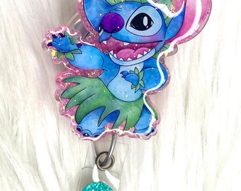Stitch Badge Reel Resin - Etsy