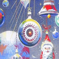 Cosmic Claus Christmas Card – Retro Sci-fi Santa Rocket, Atomic Age ...