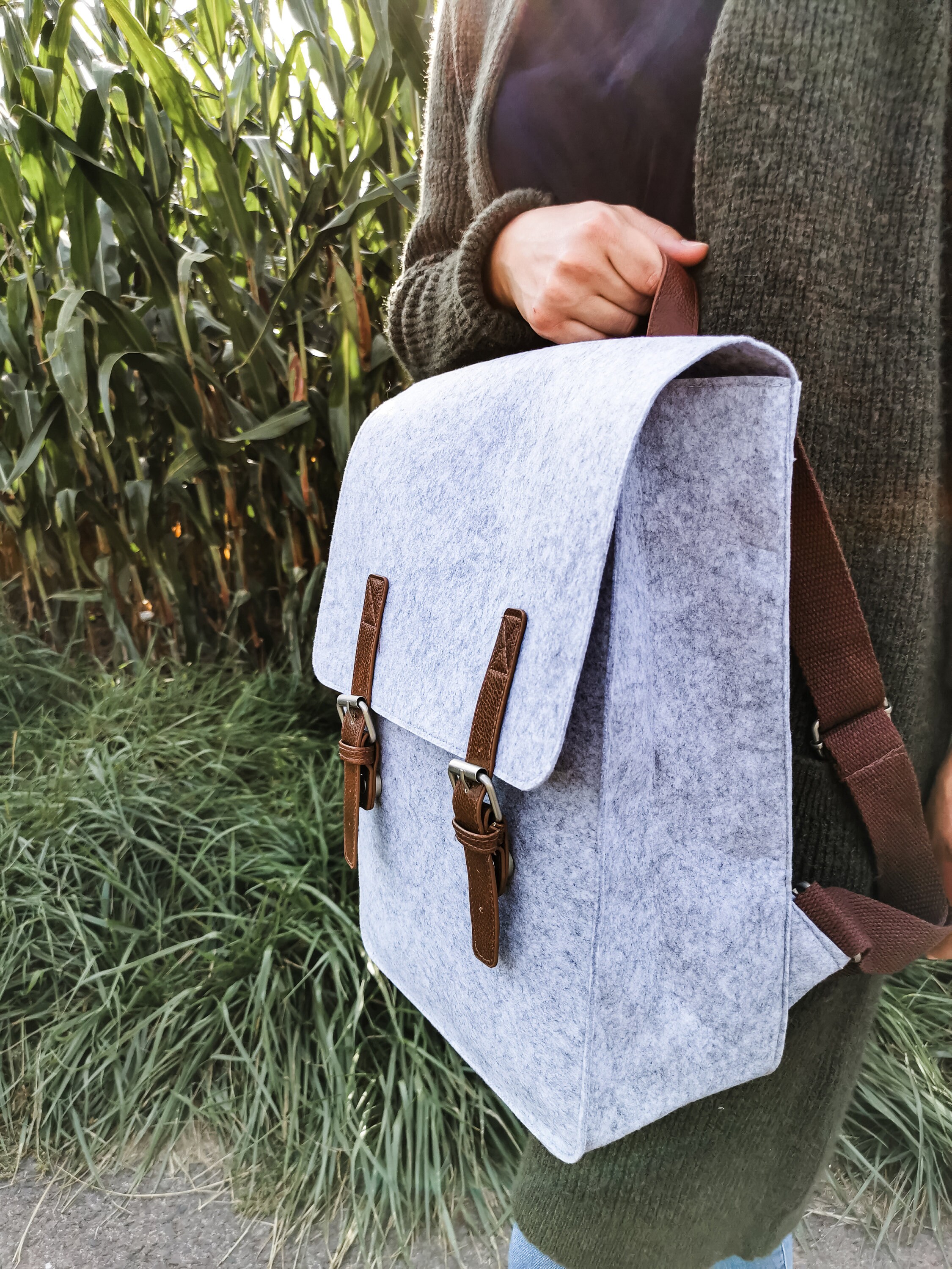 Filz RucksackMOM est.Backpack personalisiert | Etsy