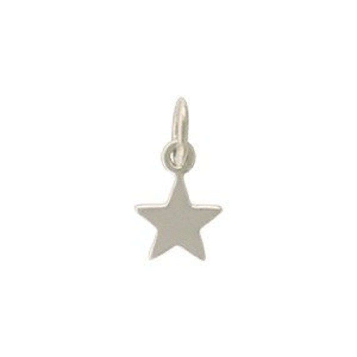 Tiny Star Charm Small Silver Star Nature Charms Simple - Etsy