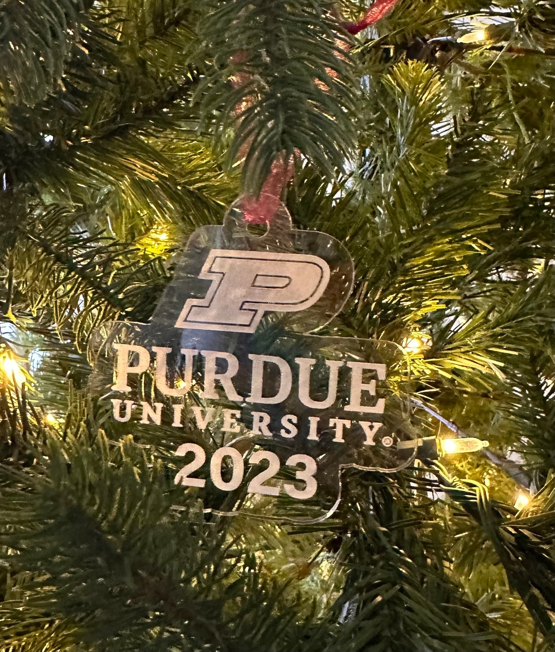 Purdue University Christmas Ornaments, Officially Licensed, Clear ...