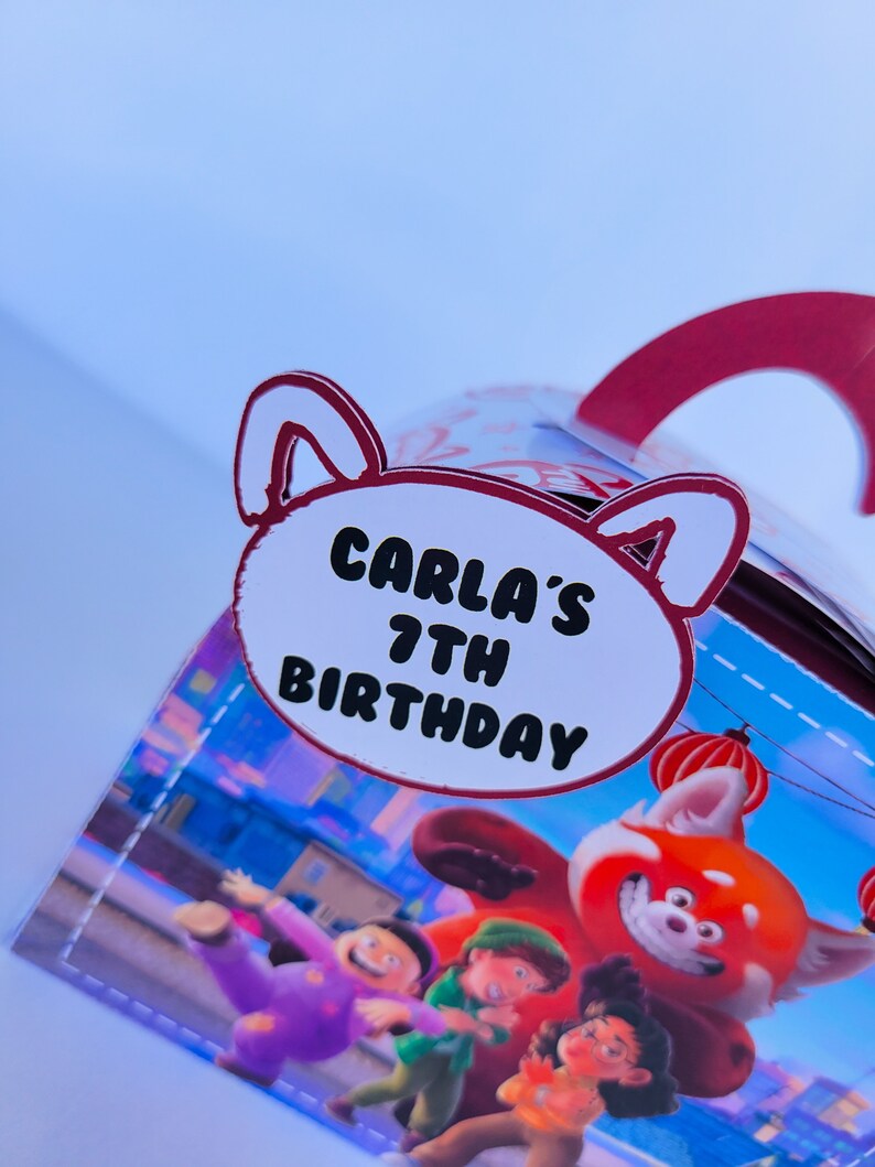 Personalized Turning Red Candy Box/turning Red - Etsy