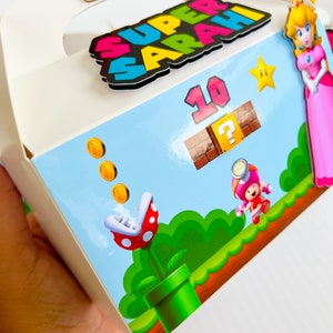 Princess Peach Personalized Favor Boxes-party Favors-princess Peach ...