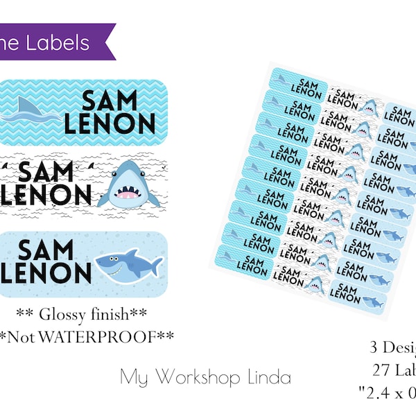 Personalized Notebook Labels - Etsy