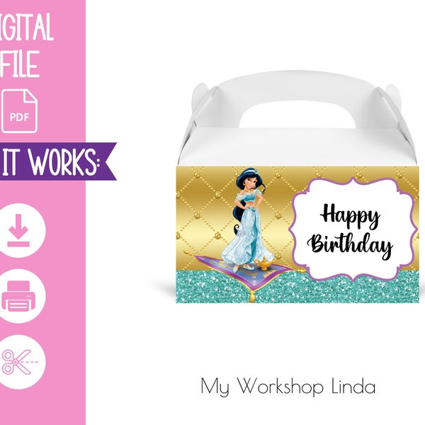 Princess Jasmine Party Decorations - Etsy