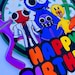 Personalized Rainbow Friends Birthday Cake Topper - Kids Party Decor ...