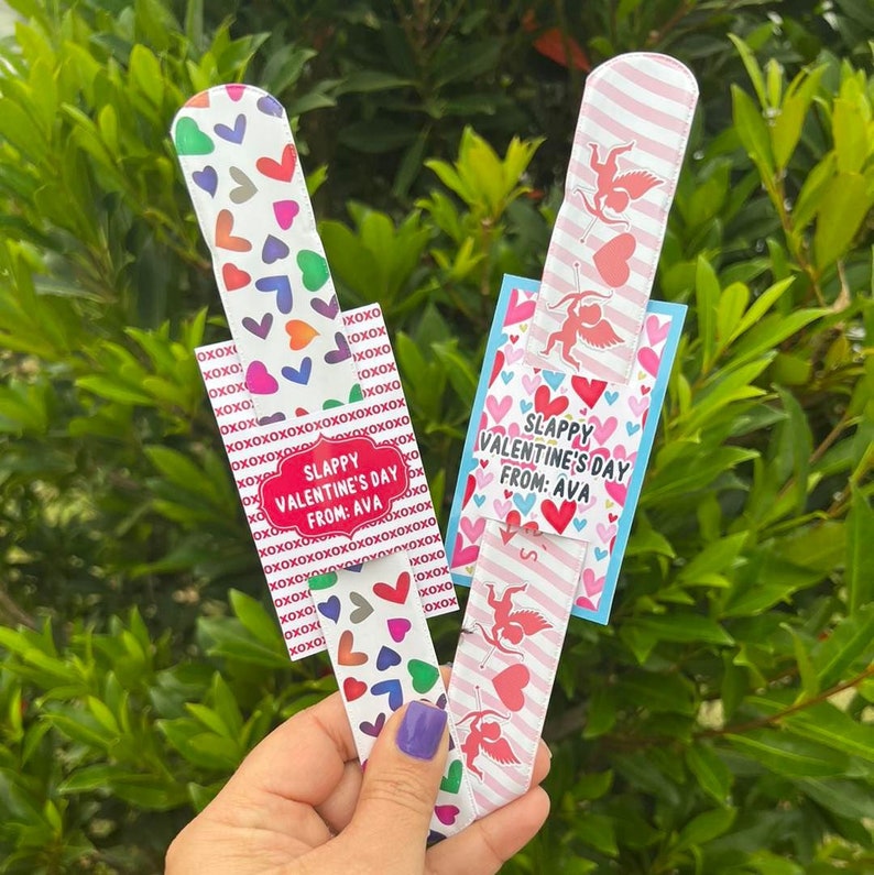 Slap Bracelet Card SVG cricut and Silhouette Template/ Slappy - Etsy