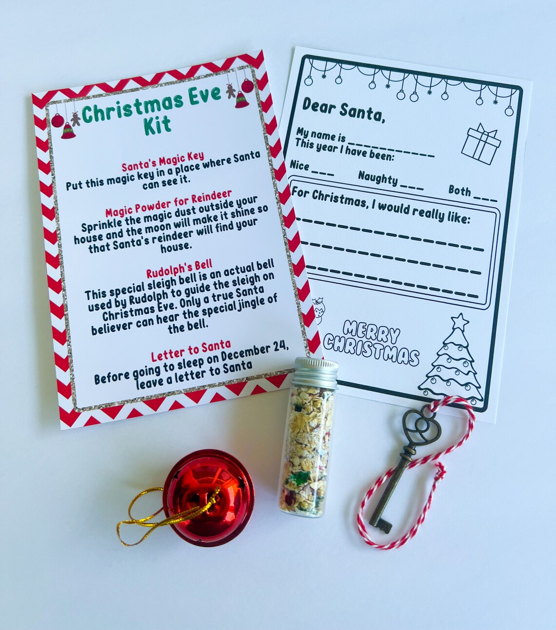 Kids Christmas Eve Kit /santa Claus/christmas Favors/christmas - Etsy