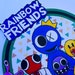Personalized Rainbow Friends Birthday Cake Topper - Kids Party Decor ...