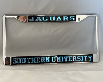 Southern University Jaguars License Plate Frame - Etsy