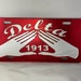 Delta Sigma Theta DST License Plate Red Background Mirror Letters ...