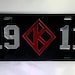 1911 Kappa Alpha Psi W/ Diamond License Plate Mirror Background Red ...